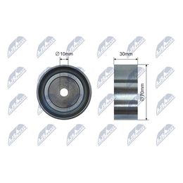 NTY Spannrolle, Keilrippenriemen rnkpe012 f&uuml;r Citro&euml;n/Peugeot TOYOTA MITSUBISHI