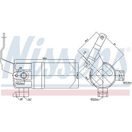 NISSENS Trockner, Klimaanlage 95552 f&uuml;r Audi