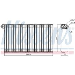 NISSENS Verdampfer, Klimaanlage 92310