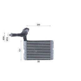 Mahle Verdampfer, Klimaanlage ae5000p f&uuml;r BMW