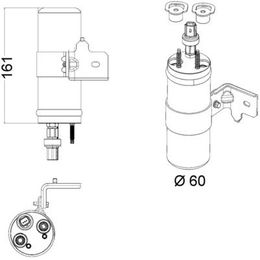 Mahle Trockner, Klimaanlage ad5000p f&uuml;r Ford ASIA & OCEANIA