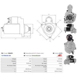 AS-PL Starter s3062pr f&uuml;r HYUNDAI