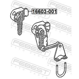 FEBEST Sensor, Leuchtweiteregulierung 16603001 f&uuml;r Mercedes BMW