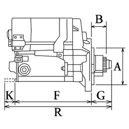 HC-CARGO Starter f032111214 f&uuml;r LISTER VW