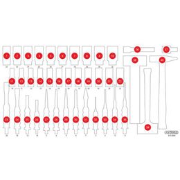 KS Tools Schaumstoffeinlage, Sortimentskasten 813004097