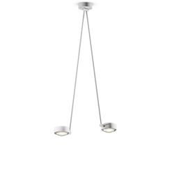 Occhio Sento C LED Soffitto Due Up drehbar 100cm Wei&szlig; matt/Wei&szlig; matt