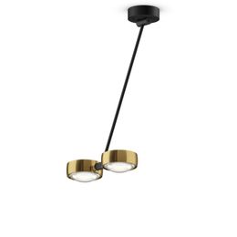 Occhio Sento C LED Soffitto Doppio Up 60cm Schwarz matt /Bronze