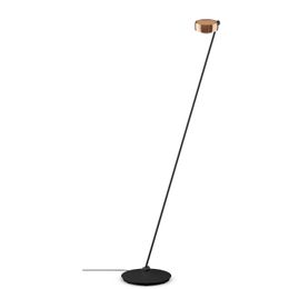 Occhio Sento C LED Lettura 160 Fu&szlig; Links Schwarz matt /Rose Gold