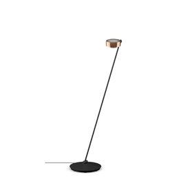 Occhio Sento E LED Lettura 125 Fu&szlig; Links Schwarz matt/Rose Gold