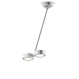 Occhio Sento E LED Soffitto Doppio Up Deckenleuchte 60 cm, Chrom matt/Wei&szlig; matt - Set