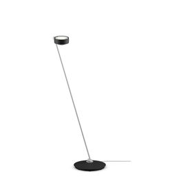 Occhio Sento E LED Lettura 125 Fu&szlig; Rechts Chrom matt/Schwarz matt