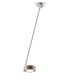 Occhio Sento C LED Soffitto Singolo Up 80cm Wei&szlig; matt /Gold matt