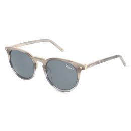 Morgan MO 7247 | Unisex-Sonnenbrille | Fassung: Vollrand, Rund, Acetat, Grau | Glasfarbe: Grau