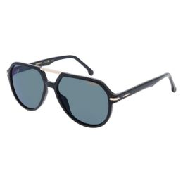 Carrera 315/S | Herren-Sonnenbrille | Fassung: Vollrand, Pilot, Kunststoff, Schwarz | Glasfarbe: Gr&uuml;n