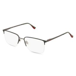 Fielmann BE 035 FLEX CL THORE Brille Herren | Fassung: Halbrand, Quadratisch, Gr&uuml;n Gun