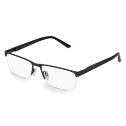 Fielmann 2178 FLEX CL Brille Herren | Fassung: Halbrand, Quadratisch, Grau Matt