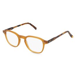Fielmann MC 642 FA PHILIPP Brille Herren | Fassung: Vollrand, Quadratisch, Honig Havanna