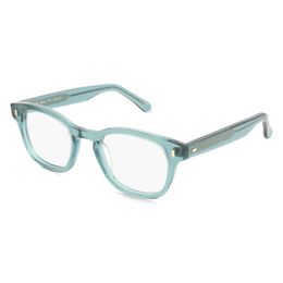 Fielmann AB 005 CL VITTO Brille Unisex | Fassung: Vollrand, Panto, Gr&uuml;n Transparent
