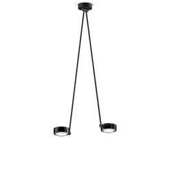 Occhio Sento C LED Soffitto Due Up drehbar 100cm Schwarz matt/Black Phantom