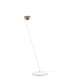 Occhio Sento C LED Lettura 125 Fu&szlig; Rechts Wei&szlig; matt /Gold matt