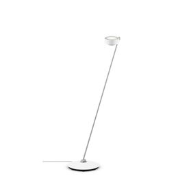 Occhio Sento E LED Lettura 125 Fu&szlig; Links Chrom matt/Wei&szlig; matt