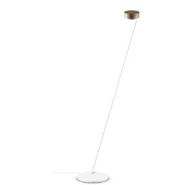 Occhio Sento C LED Lettura 160 Fu&szlig; Links Wei&szlig; matt /Gold matt