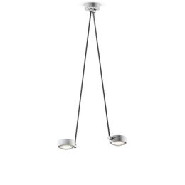 Occhio Sento C Soffitto Due Up drehbar 100 cm Chrom /Wei&szlig; glanz