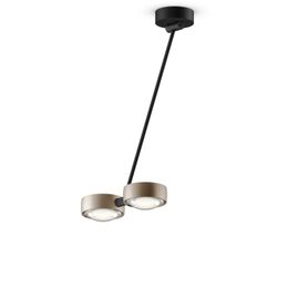 Occhio Sento C LED Soffitto Doppio Up 60cm Schwarz matt /Gold matt