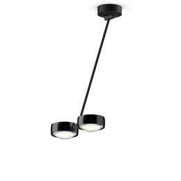 Occhio Sento E LED Soffitto Doppio Up 60cm Schwarz matt/Black Phantom