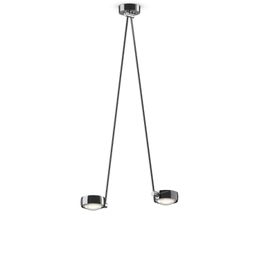 Occhio Sento E LED Soffitto Due Up Pendelleuchte drehbar, 100 cm, Chrom - Set