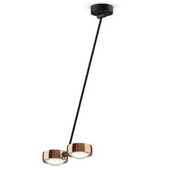 Occhio Sento C LED Soffitto Doppio Up 80cm Schwarz matt /Rose Gold