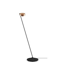 Occhio Sento C LED Lettura 125 Fu&szlig; Rechts Schwarz matt /Rose Gold