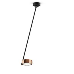 Occhio Sento C LED Soffitto Singolo Up 80cm Schwarz matt /Rose Gold