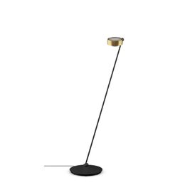 Occhio Sento E LED Lettura 125 Fu&szlig; Links Schwarz matt/Bronze