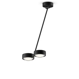 Occhio Sento C LED Soffitto Doppio Up 60cm Schwarz matt /Schwarz matt