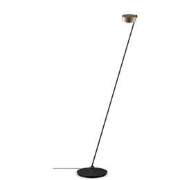 Occhio Sento C LED Lettura 160 Fu&szlig; Links Schwarz matt /Gold matt