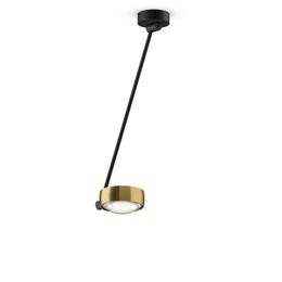 Occhio Sento E LED Soffitto Singolo Up 60cm Schwarz matt/Bronze