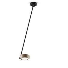 Occhio Sento C LED Soffitto Singolo Up 80cm Schwarz matt /Gold matt