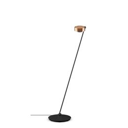Occhio Sento C LED Lettura 125 Fu&szlig; Links Schwarz matt /Rose Gold