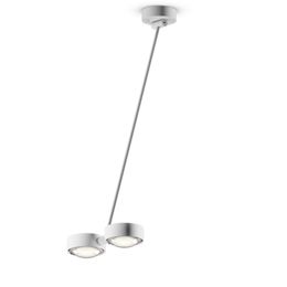 Occhio Sento E LED Soffitto Doppio Up 80cm Wei&szlig; matt/Wei&szlig; matt