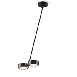 Occhio Sento C LED Soffitto Doppio Up 80cm Schwarz matt/Phantom