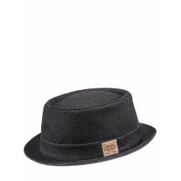 Stetson Herren Denim Pork Pie Schwarz Oberstoff und Futter: 100 % Baumwolle