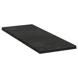 Fensterbank Tiefschwarz, FEBALIT prime inkl. Abschlusskanten, MDF, 150 x 50 mm, innen ohne Schattenfuge, individuell konfigurieren
