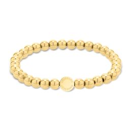 Armband Liebeskind Berlin "New Beads", gelbgoldfarben, Armb&auml;nder, Damen, 18cm, Edelstahl, Armband