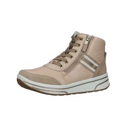 Schn&uuml;rstiefelette Ara "Ara Stiefelette Veloursleder", Damen, Gr. 39, sand, Veloursleder, Schuhe Schn&uuml;rstiefelette