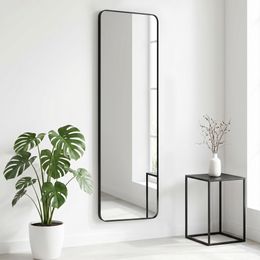 Spiegel OTTO HOME "Standspiegel Addrik, wahlweise in 2 Gr&ouml;&szlig;en 150x40cm oder 160x50cm", schwarz, B:40cm H:150cm T:2,7cm, Glas, Spiegel, Ganzk&ouml;rperspiegel mit Sicherheitsglas, in verschiedenen Farben