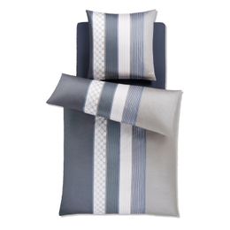 JOOP! Bettbezug JOOP "Bettw&auml;sche 1er Pack" Gr. S, grau, B:135cm L:200cm, Buntgewebe, , Bettbez&uuml;ge