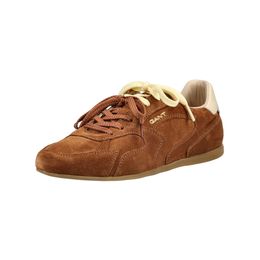 Gant Damen Sneaker "Gant Sneaker Veloursleder", Gr. 40cognac, Veloursleder, Schuhe