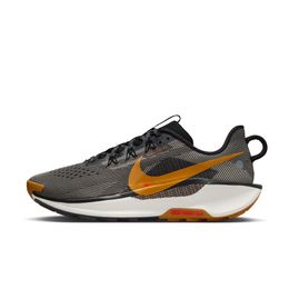 Laufschuh Nike "REACTX PEGASUS TRAIL 5", Herren, Gr. 42,5, schwarz, desert ochre, fir, college grau, Synthetik, Textil, Schuhe Laufschuh
