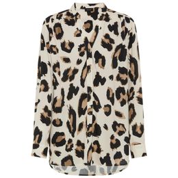 Longbluse LAURA SCOTT CURVE "Gro&szlig;e Gr&ouml;&szlig;en", Damen, Gr. 42, leo aop, Web, Obermaterial: 100% Viskose, Basic, figurumspielend, V-Ausschnitt, Blusen Longbluse, im Tunika Stil aus weicher Viskose